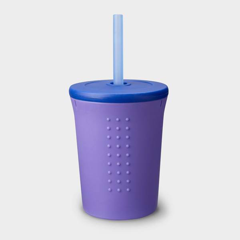 Custom Silicone Cups With Straw - Milosilicone