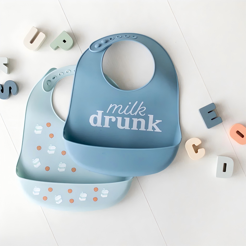 Custom Silicone Bib Set - Milosilicone